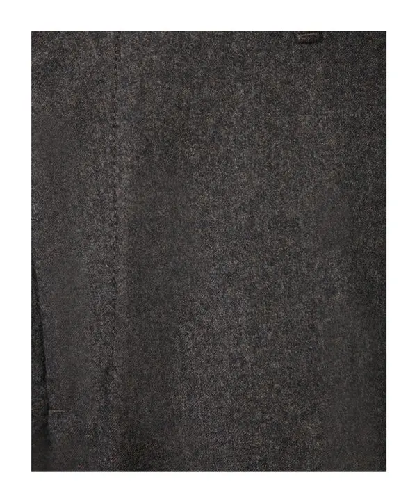 Incotex Slim Fit Wool Trousers - Black