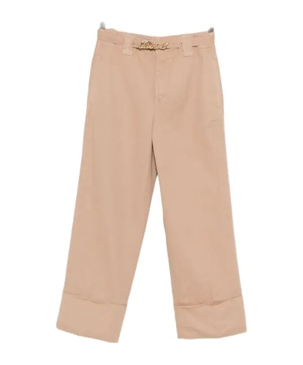 TWINSET Belted Cuffed Pants
