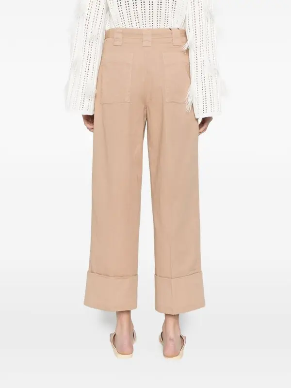 TWINSET Belted Cuffed Pants