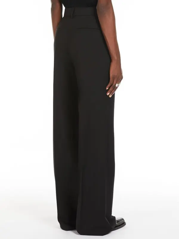 Sportmax Flared Tailored Trousers - Black