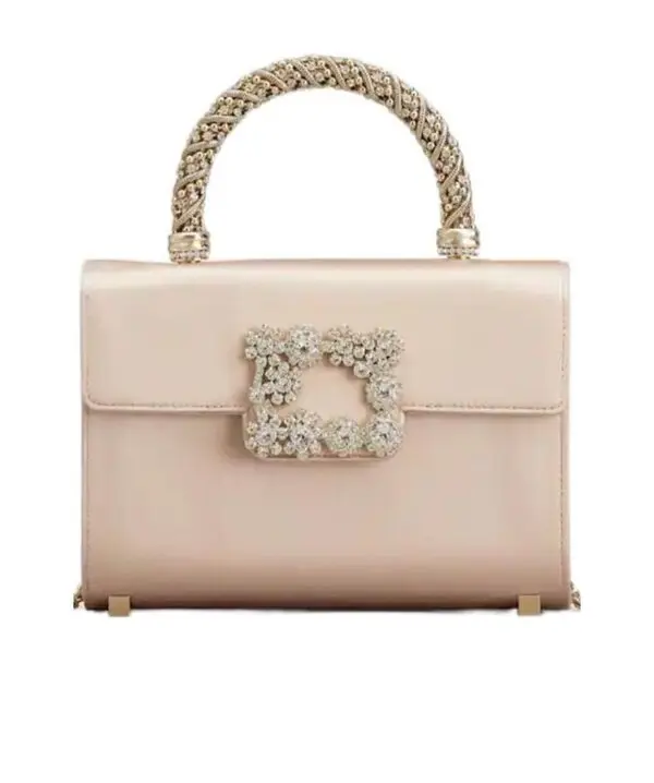 ROGER VIVIER Embellished Foldover Top Tote Bag