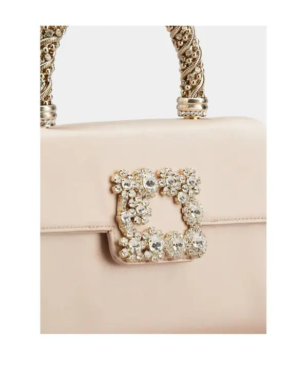 ROGER VIVIER Embellished Foldover Top Tote Bag