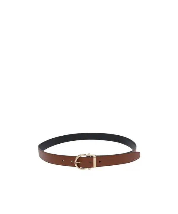 FERRAGAMO Adjustable Leather Belt