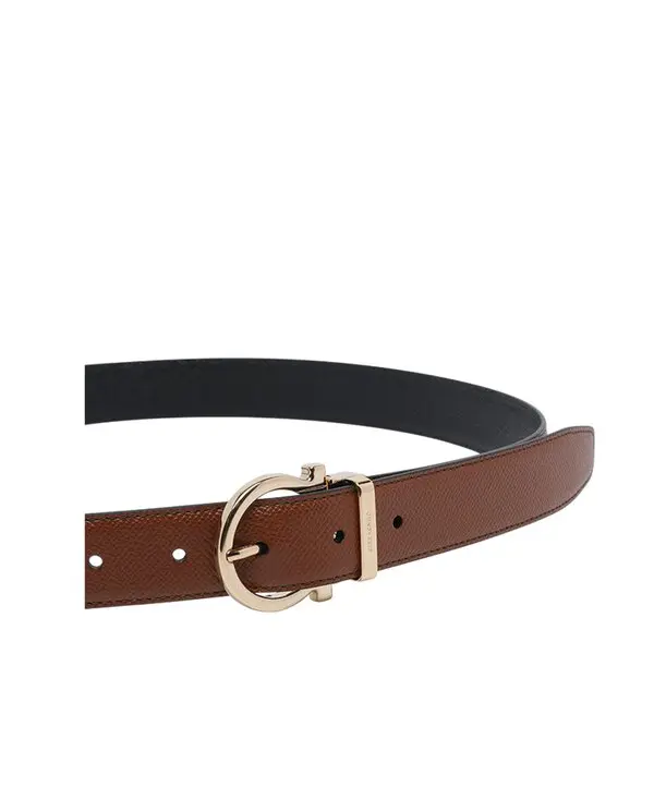 FERRAGAMO Adjustable Leather Belt