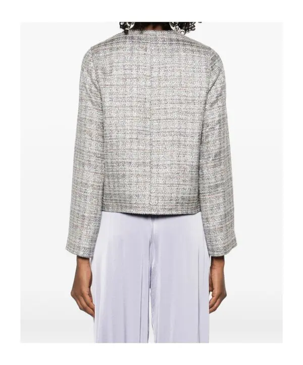 FORTE_FORTE Long-sleeved Textured Jacket