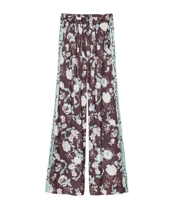 FORTE_FORTE Peonia My Love Jacquard Trousers