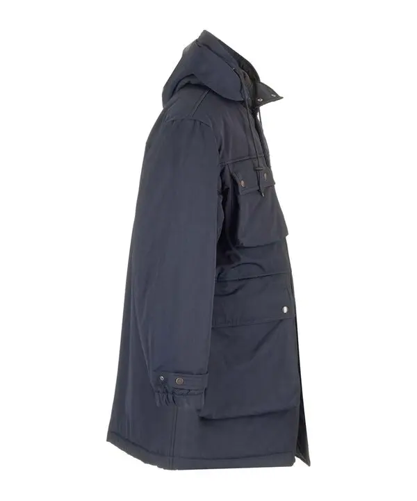 Dries Van Noten Roos Hooded Parka - Blue