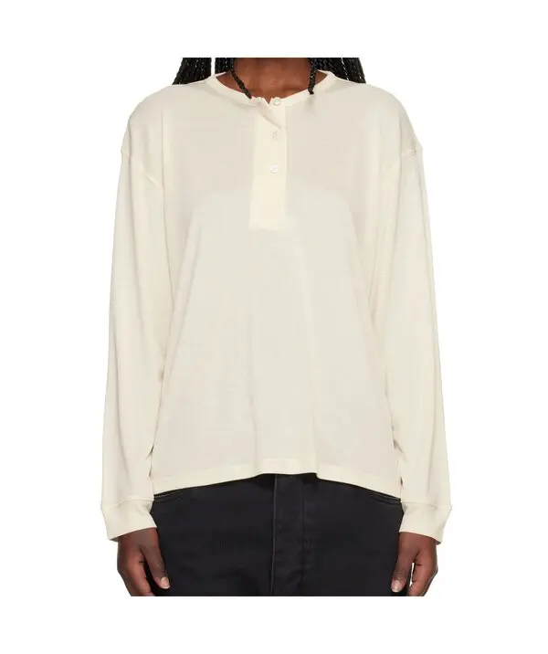 Studio Nicholson Henley Long-sleeve Top