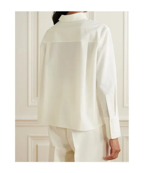 RÓHE Long Sleeve Asymmetrical Neck Shirt