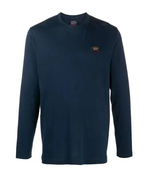 PAUL  SHARK Logo Patch Long-sleeve Top