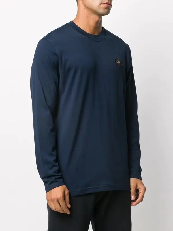 PAUL  SHARK Logo Patch Long-sleeve Top