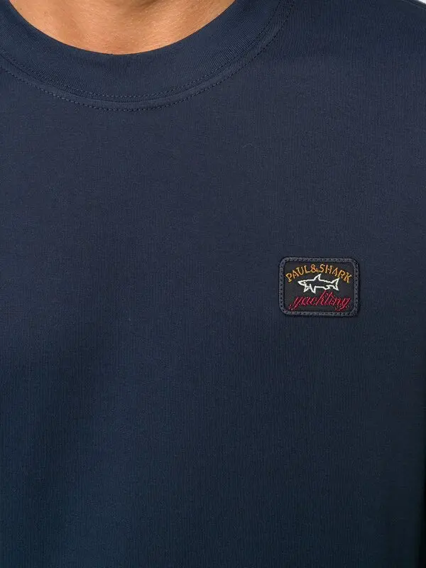 PAUL  SHARK Logo Patch Long-sleeve Top