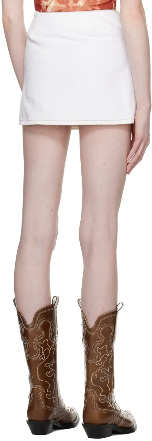 GANNI Denim Mini Skirt