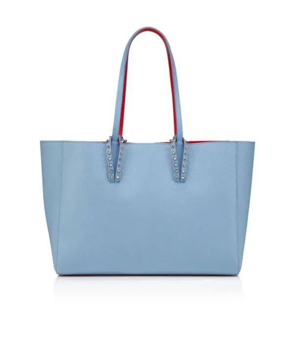 CHRISTIAN LOUBOUTIN Cabata Stud Small Tote Bag - Blue