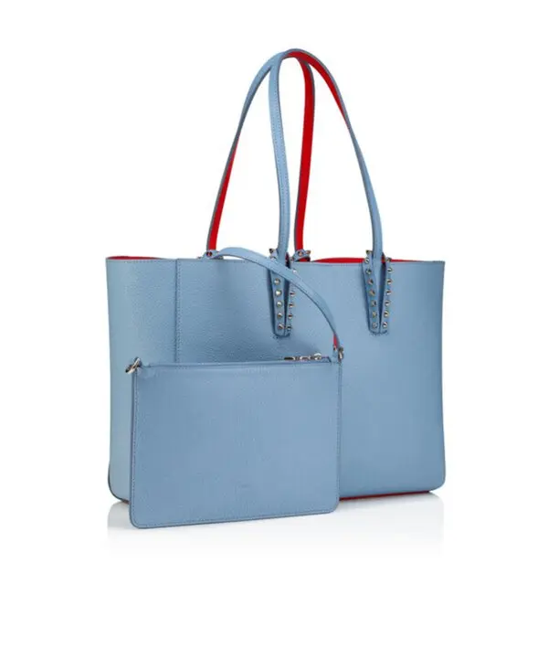 CHRISTIAN LOUBOUTIN Cabata Stud Small Tote Bag - Blue