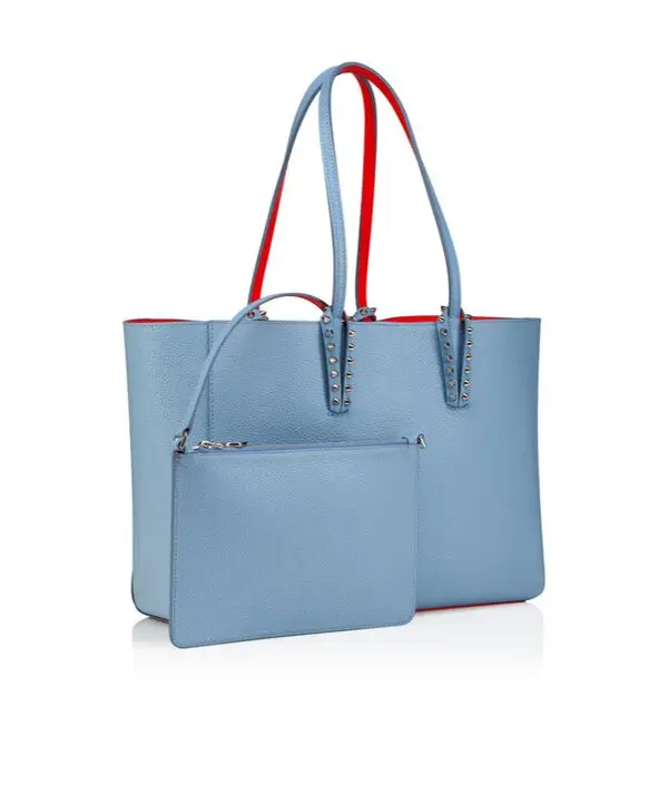 CHRISTIAN LOUBOUTIN Cabata Stud Small Tote Bag - Blue