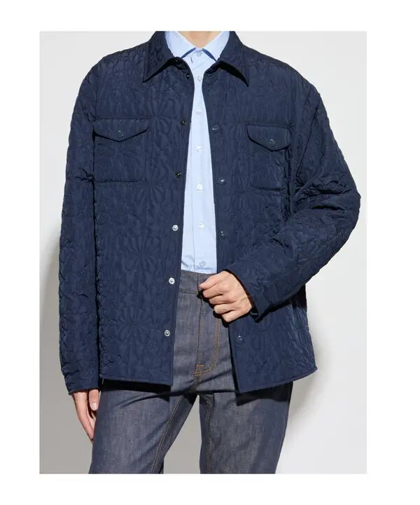 Etro Long Sleeved Quilted Overshirt