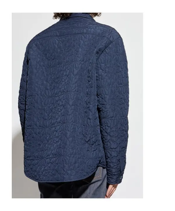 Etro Long Sleeved Quilted Overshirt