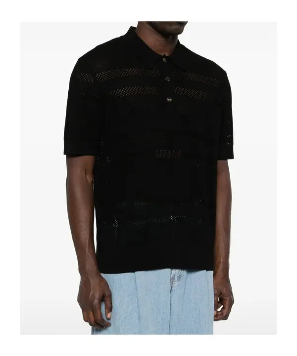 Dries Van Noten Mesh Polo Shirt