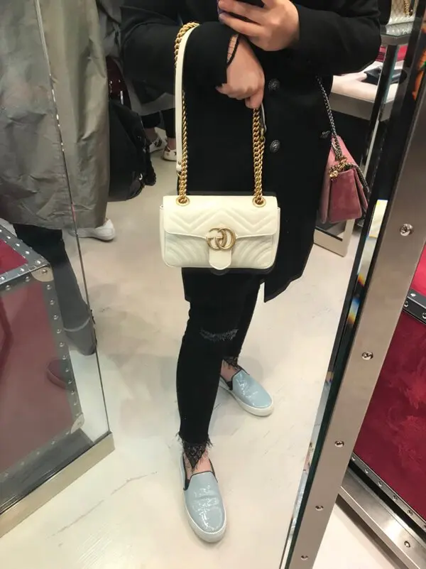 Gucci Gg Marmont Matelassé Mini Shoulder Bag