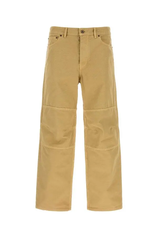 Burberry Embroidered Wide-leg Trousers - Hebden Brown