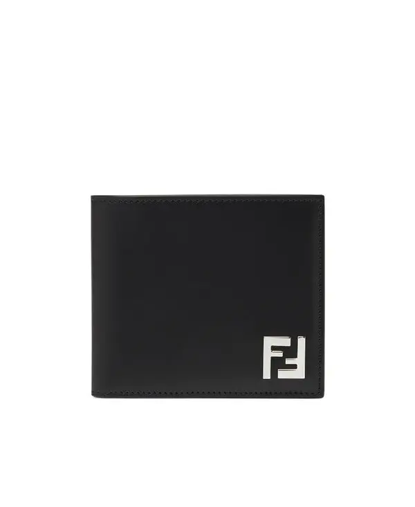 Fendi Ff Squared Bi-fold Wallet - Black