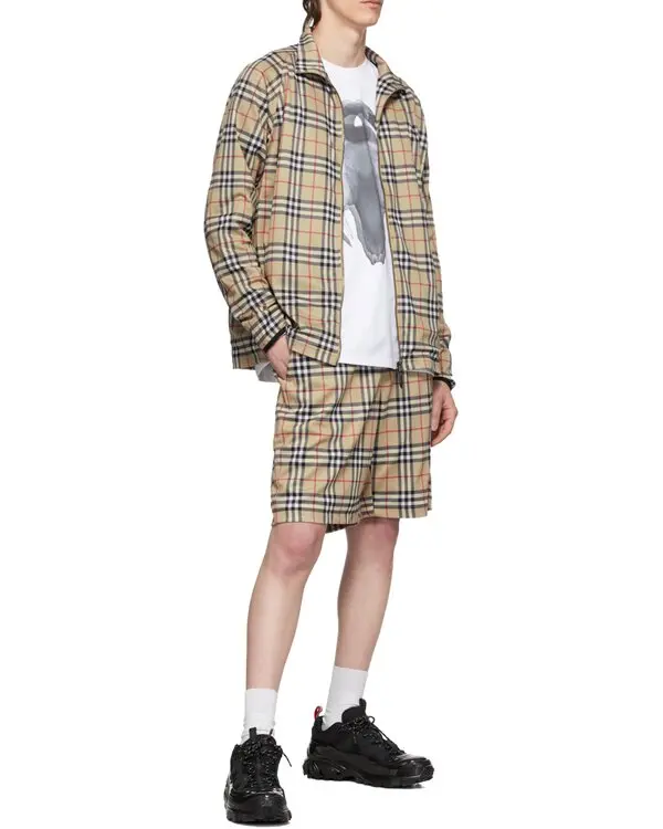 Burberry Vintage Checkered Knee-length Shorts