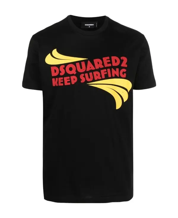 Dsquared2 Logo Printed Crewneck T-shirt