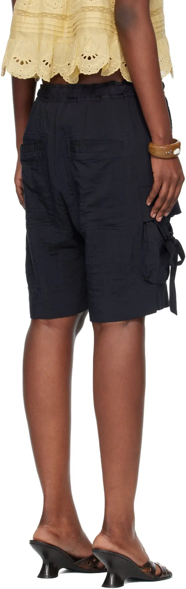 Isabel Marant Étoile Tie Detailed Cargo Shorts