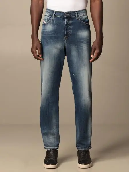 DIESEL® High-rise Straight-leg Jeans