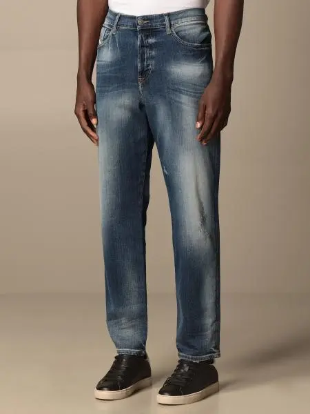 DIESEL® High-rise Straight-leg Jeans