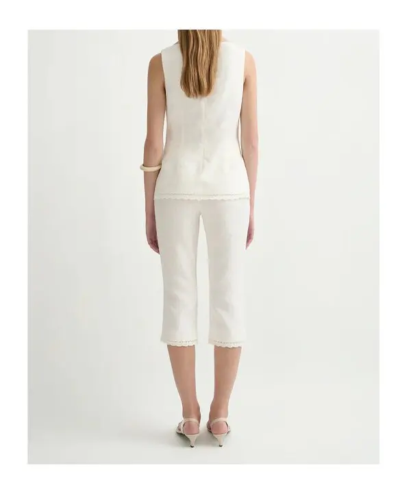 Posse Effi Lace-trim Top