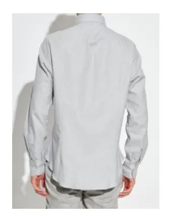 Eleventy Lightweight Button-up Shirt - Grey