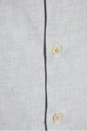 Eleventy Lightweight Button-up Shirt - Grey