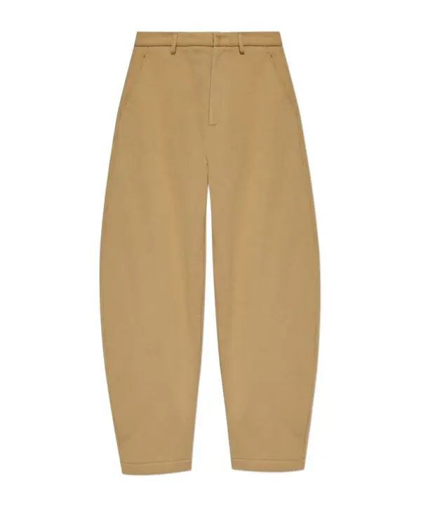 Dsquared2 Icon Logo Wide Leg Trousers - Beige