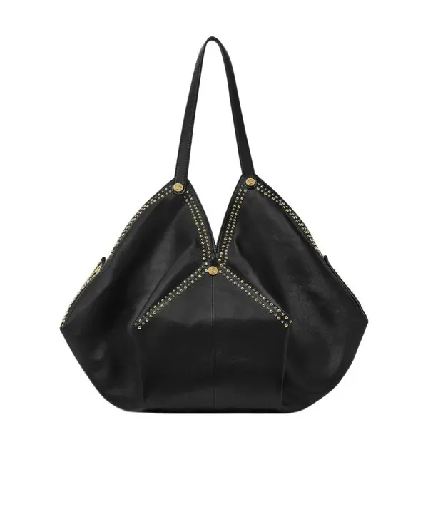 Versace Protea Embellished Large Shoulder Bag