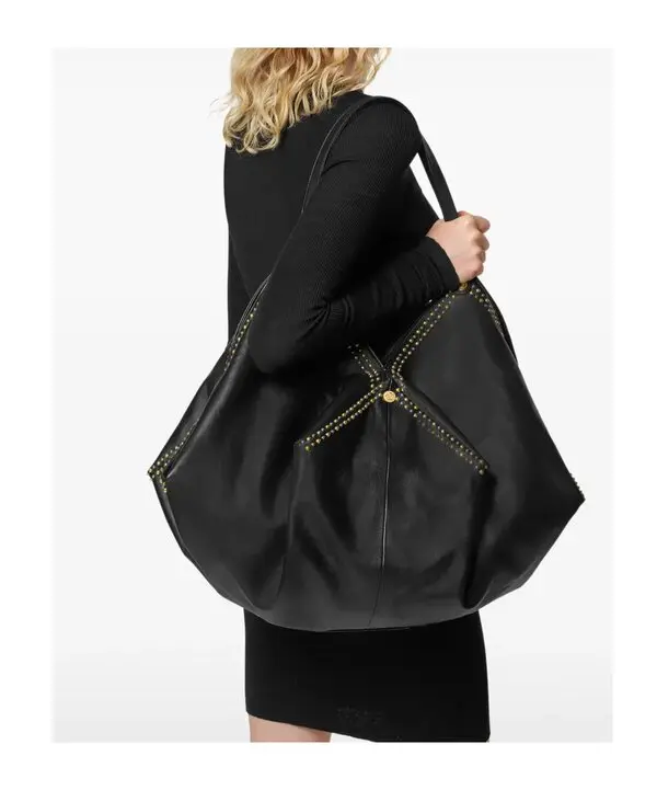 Versace Protea Embellished Large Shoulder Bag