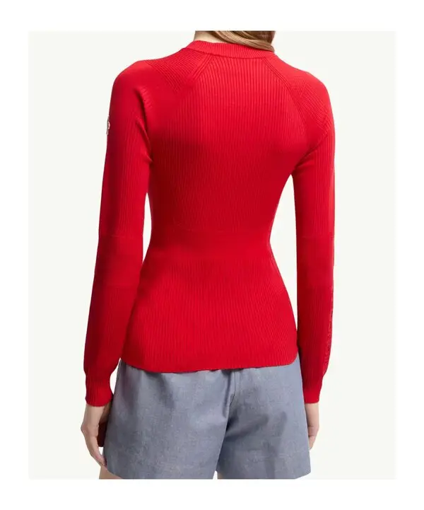 Moncler Ribbed Crewneck Knitted Jumper