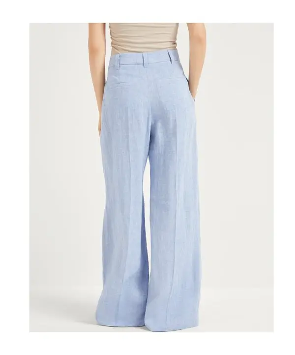Brunello Cucinelli Sartorial Wide Leg Trousers