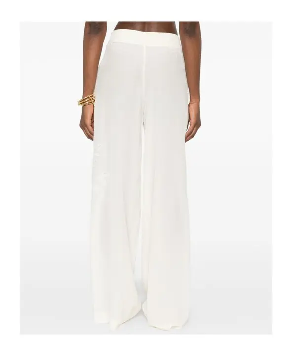 Ermanno Scervino Floral Embroidered Drawstring Trousers