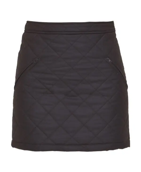 Burberry Diamond Quilted Mini Skirt - Black