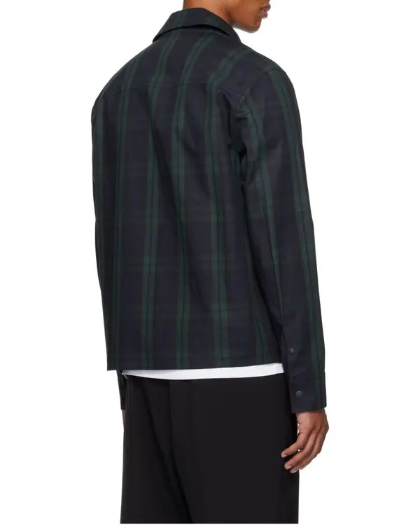 Moncler Checked Collared Zip-up Jacket