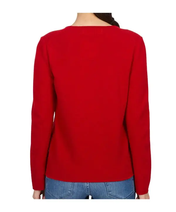 Comme Des Garçons Long Sleeve Sweater With Applique