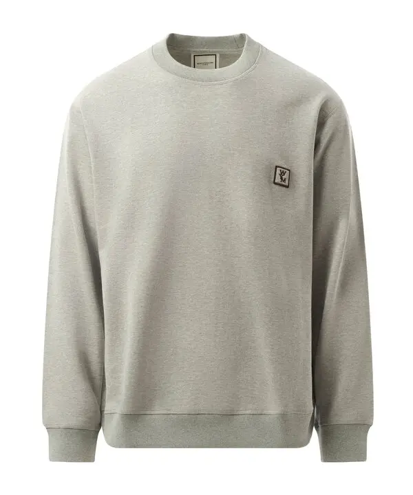 WOOYOUNGMI Round-collar Long-sleeve Hoodie