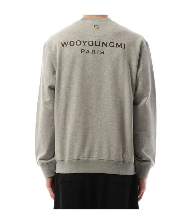WOOYOUNGMI Round-collar Long-sleeve Hoodie