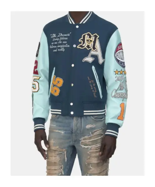 Amiri Varsity Jacket - Blue