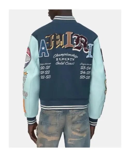 Amiri Varsity Jacket - Blue