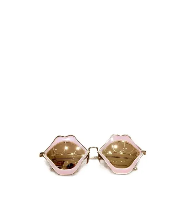 Chrome Hearts Geometric Frame Sunglasses - Multicolor