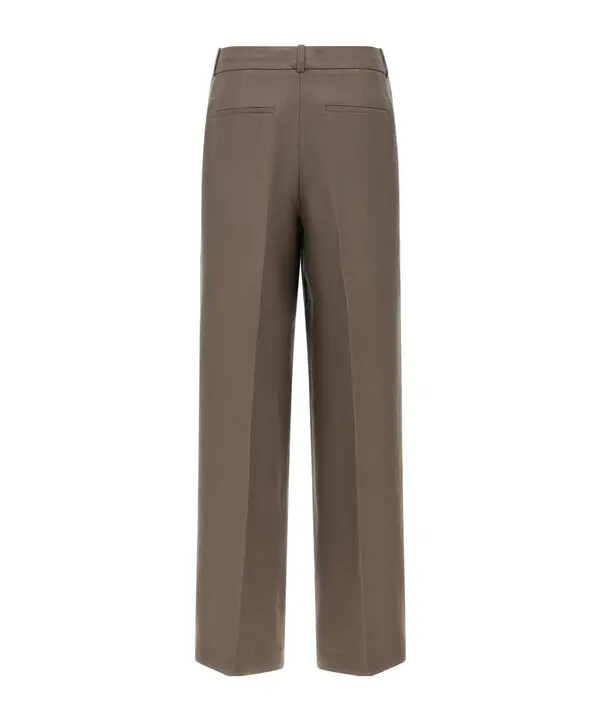 Peserico Straight-leg Tailored Trousers - Brown