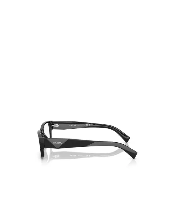 Prada Rectangular Frame Eyeglasses - Black